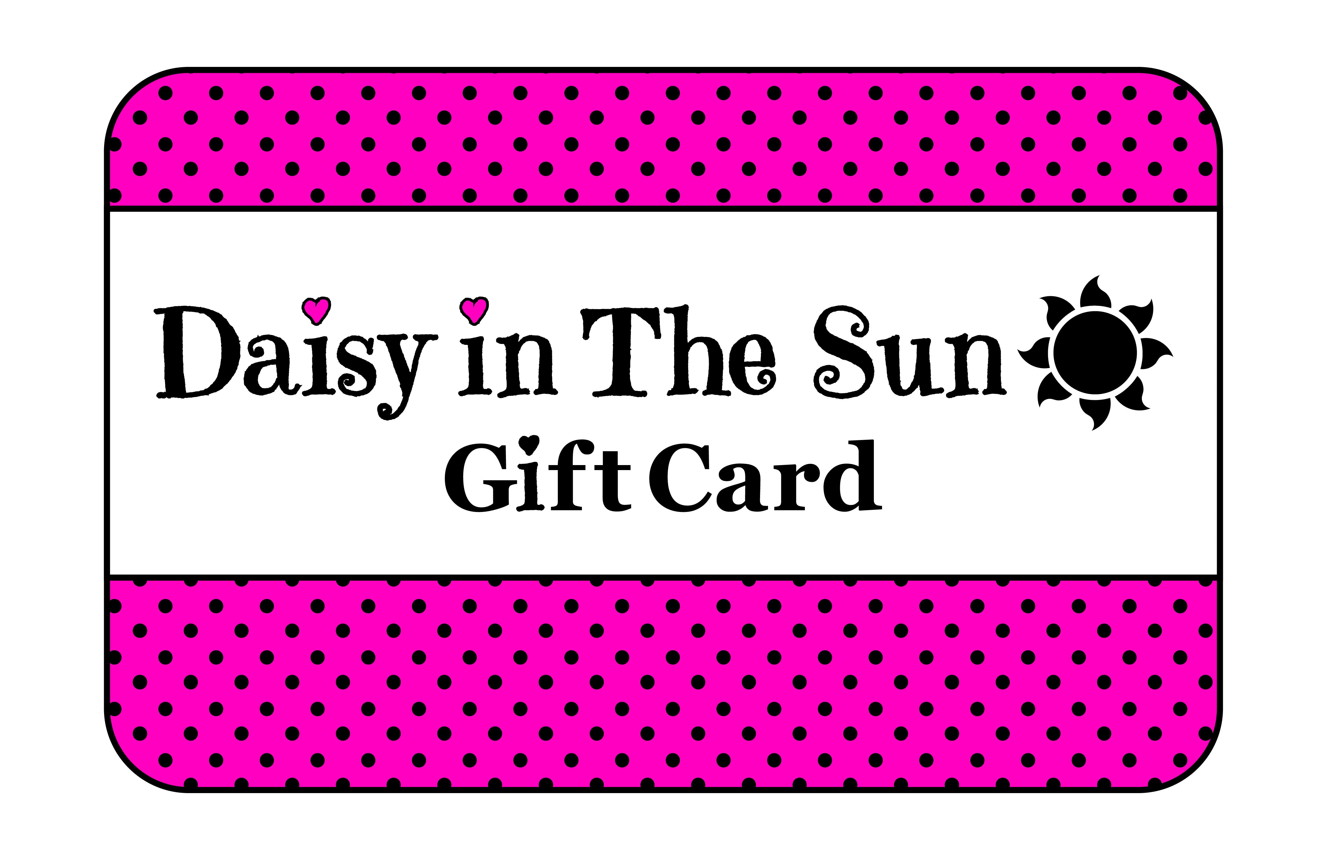 Daisy in The Sun Gift Card